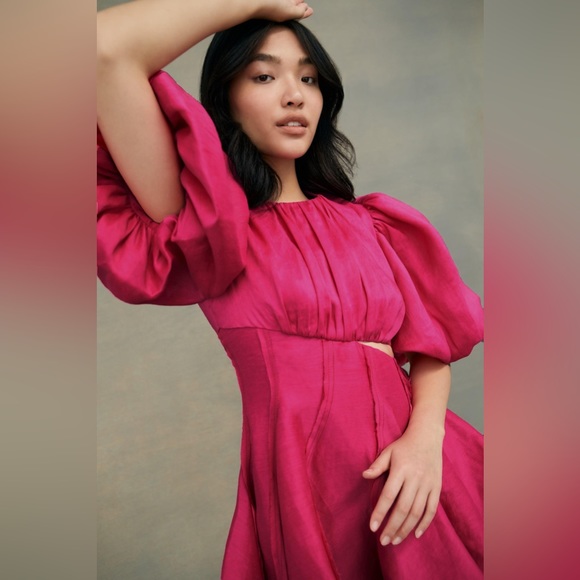 Aje | Dresses | Aje Admiration Asymmetric Mini Dress | Poshmark